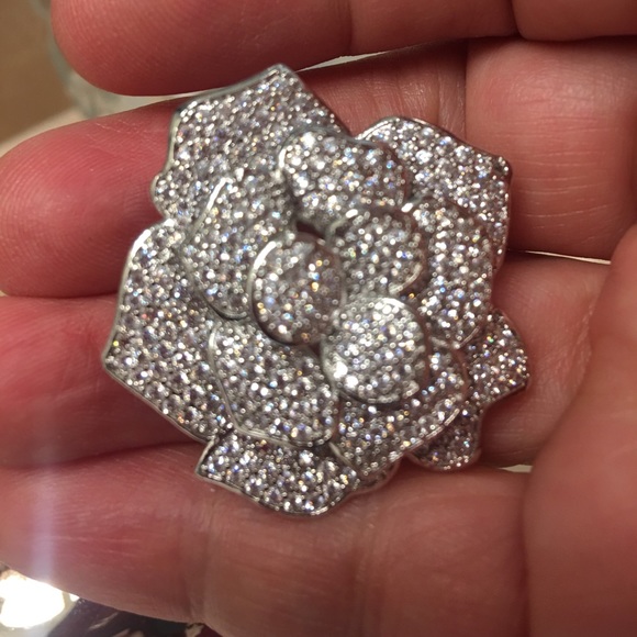 Jewelry | New Beautiful Vintage Pave Brooch Or Pendant | Poshmark